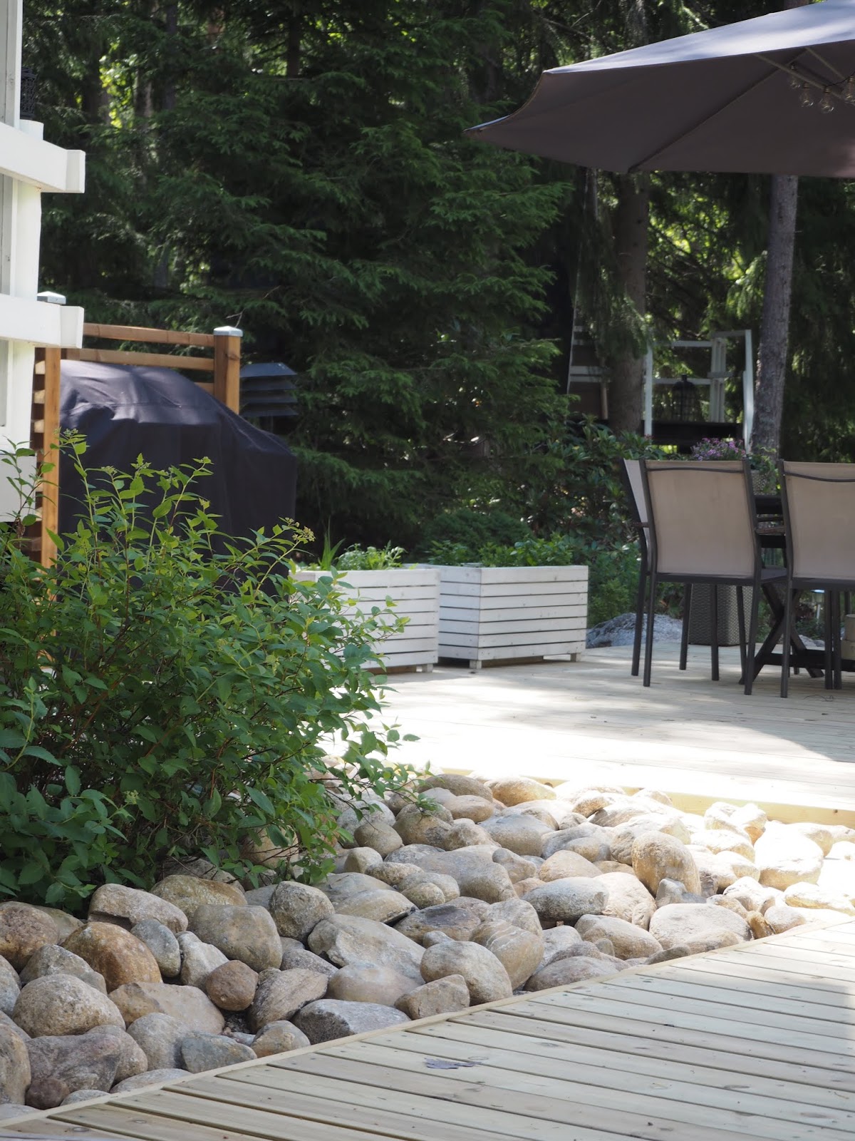 Mökin uusi terassi on valmis! - Lifestyle-blogi - Willa Lemmelle