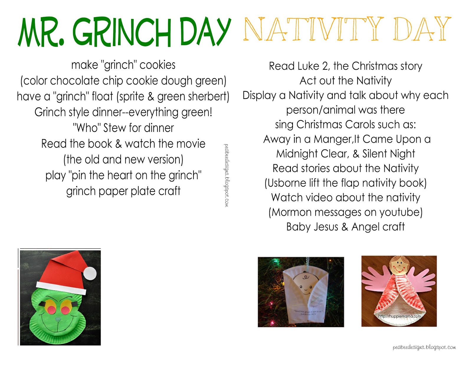 PBdesigns: Making Christmas Magical: 12 Days of Christmas activities ...