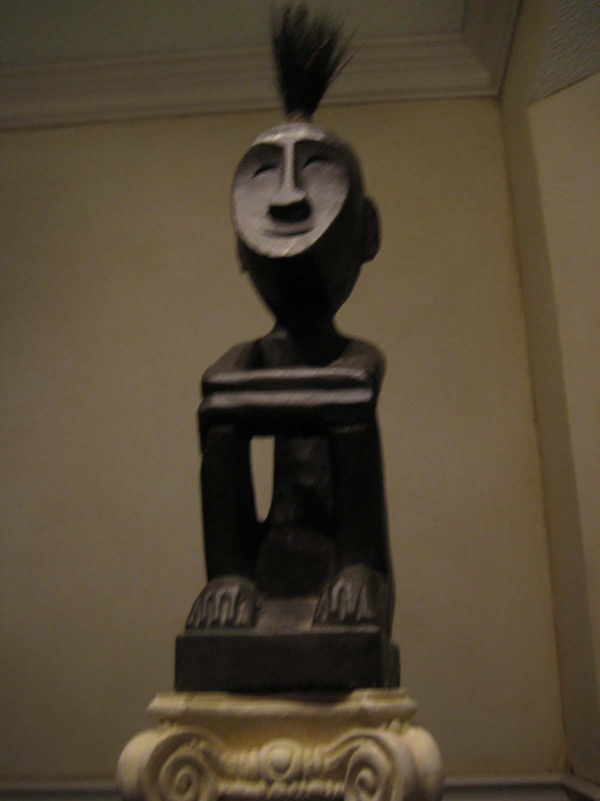 Awesome Tiki Man - Natural Wood Carving - Closely Resembles Real ...