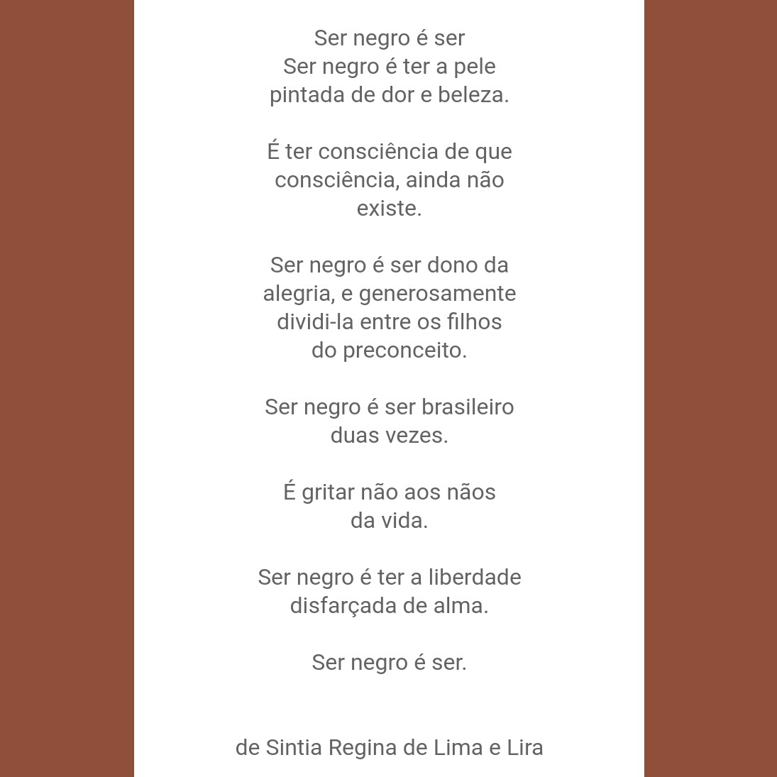 consciência negra poema - wood scribd braxin