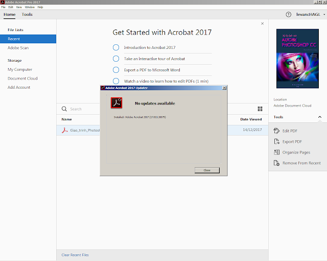 Adobe Acrobat Pro 2017 Classic for WINDOWS bản quyền vĩnh viễn