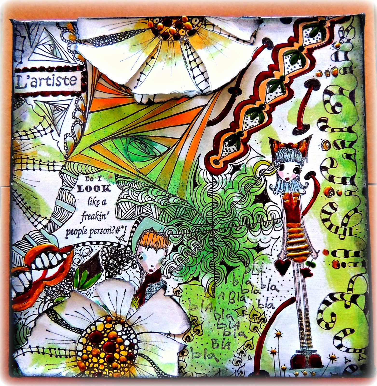 Bolton House: A Coloring Studio Project using a page from Volume III