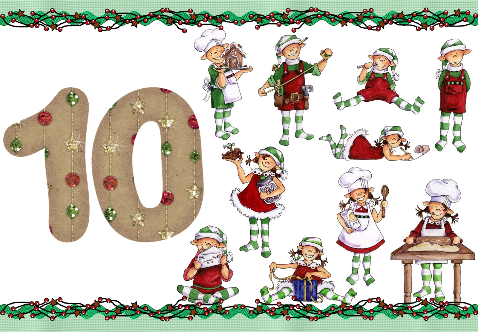 QUÉ HACEMOS HOY EN EL COLE?: NÚMEROS NAVIDAD