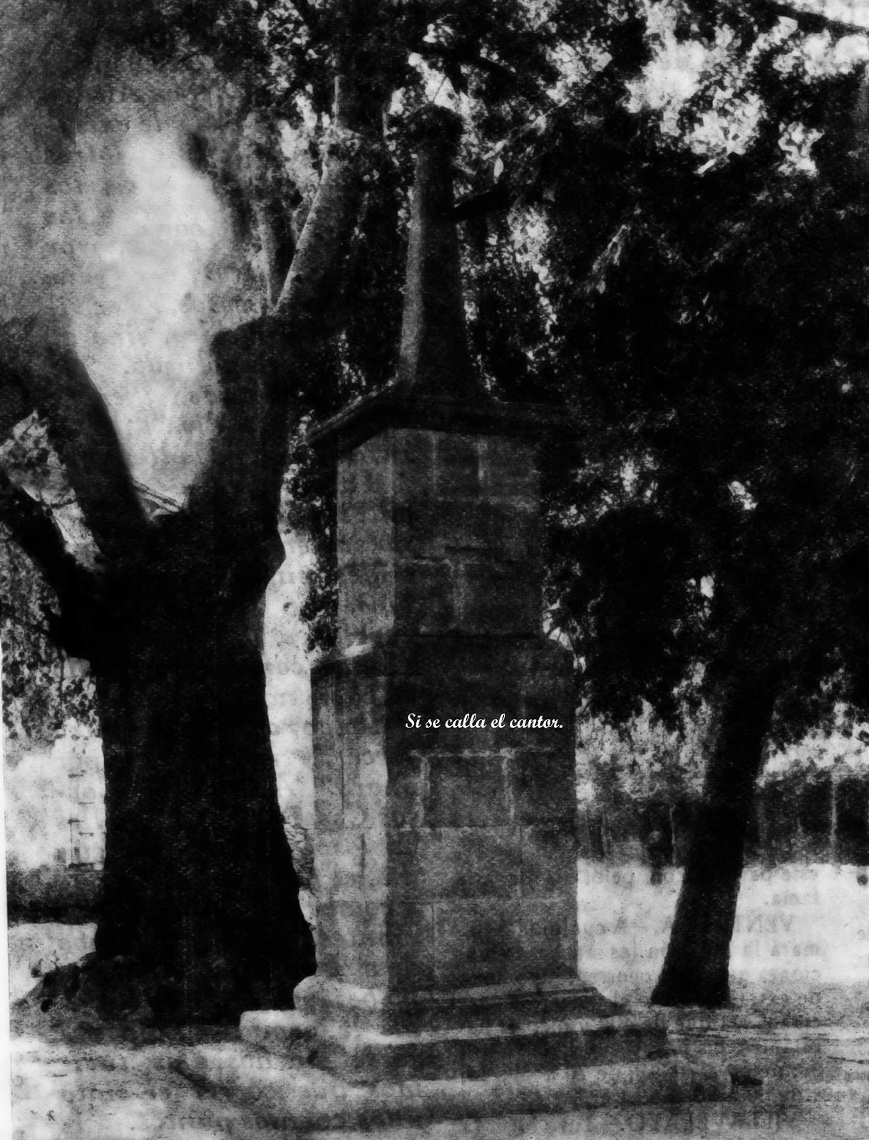 Si se calla el cantor: El monolito va a ser notablemente mejorado.