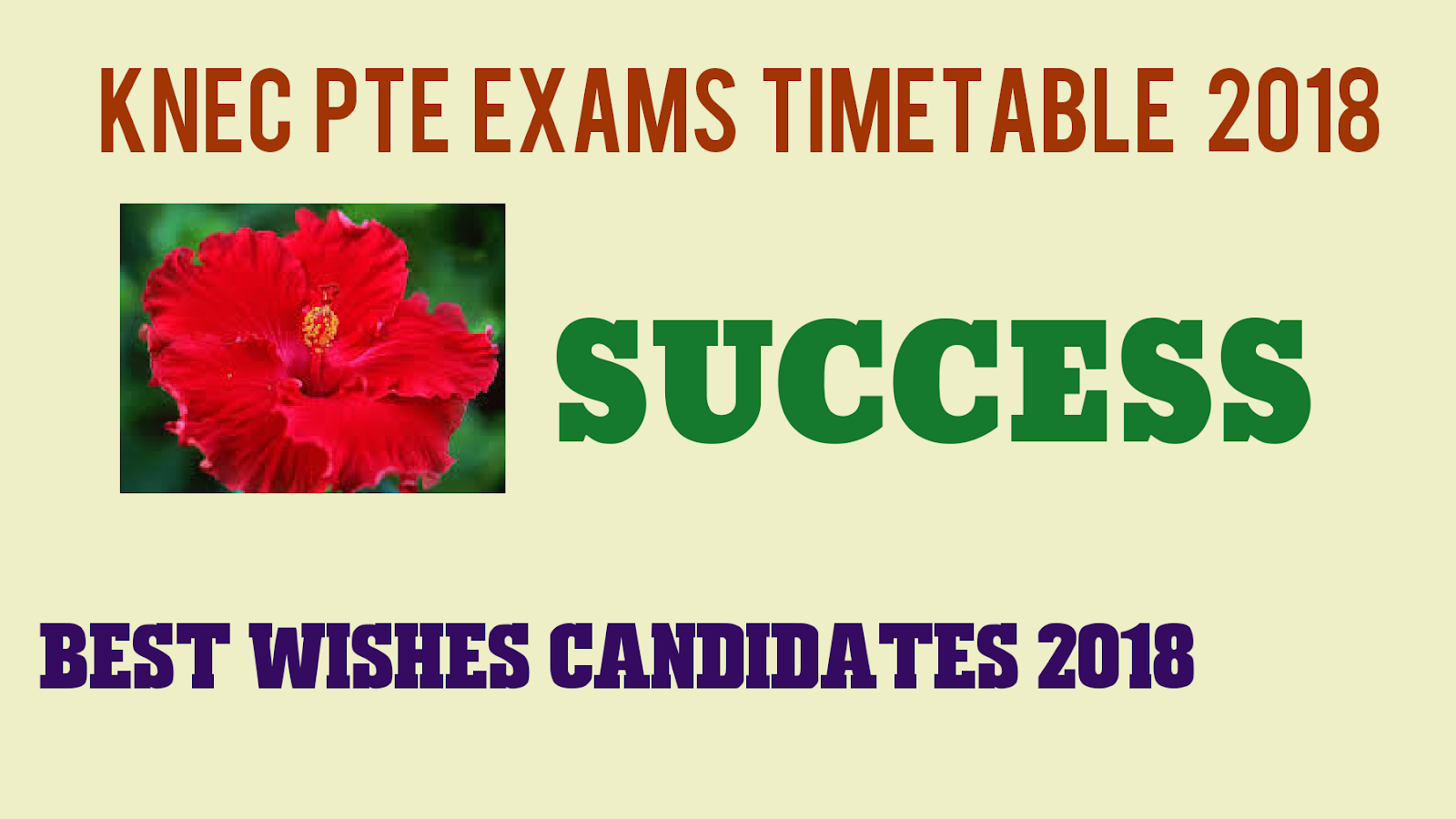 2018 PTE Examination Timetable 2018-pte-examination-timetable