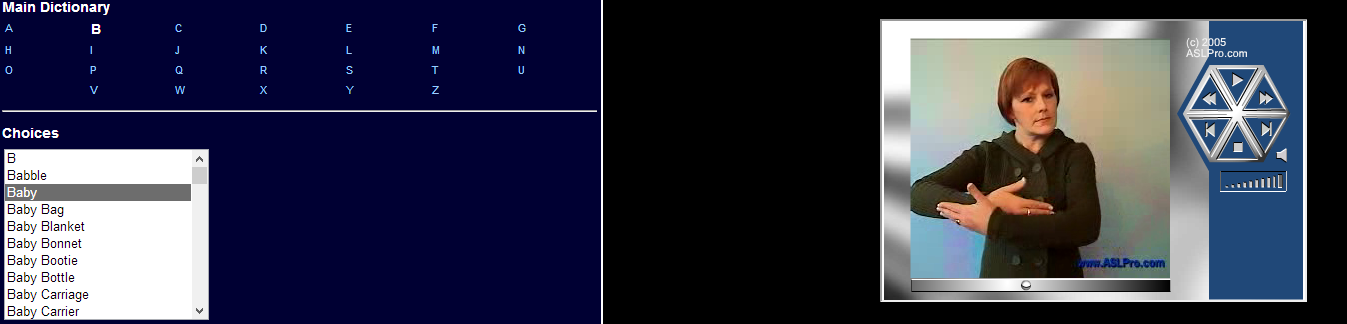 Destiny's Language Learning Corner: ASL PRO