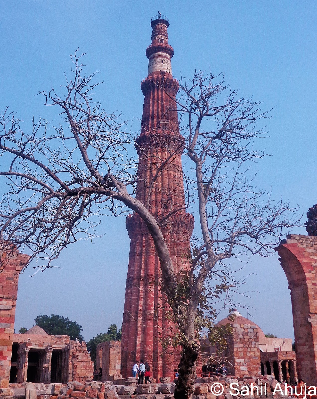 Pixelated Memories: Qutb Minar, New Delhi