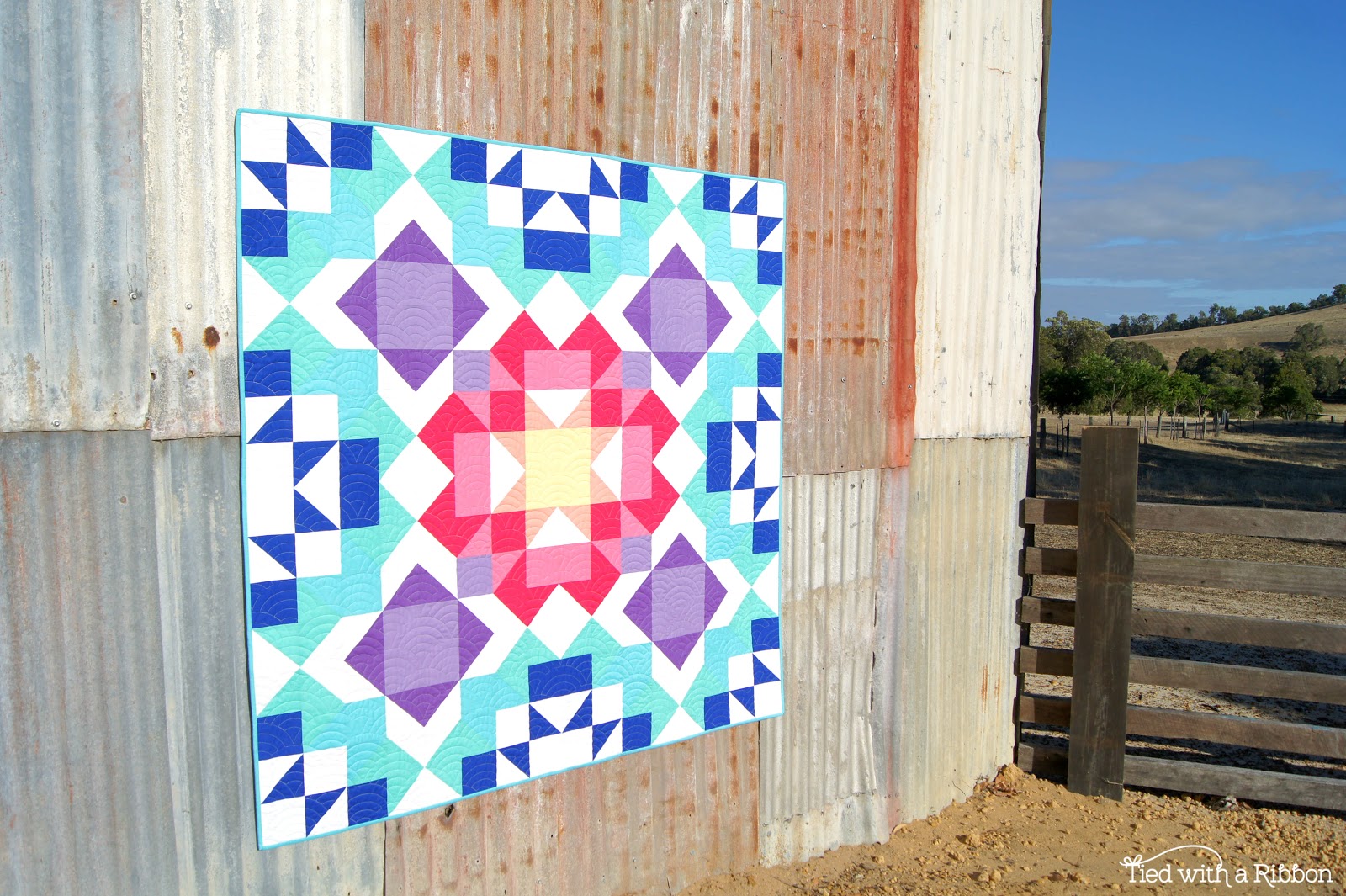 Tied with a Ribbon: RJR Fabrics - What Shade are You Blog Hop