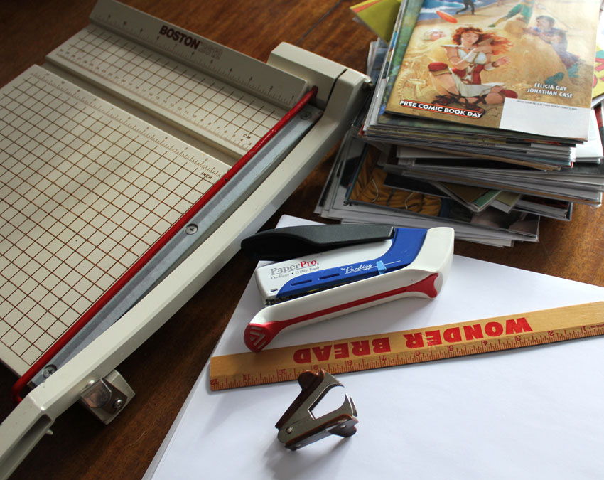 It's About Art and Design: How To Make Mini Saddle Stitched Notebooks ...