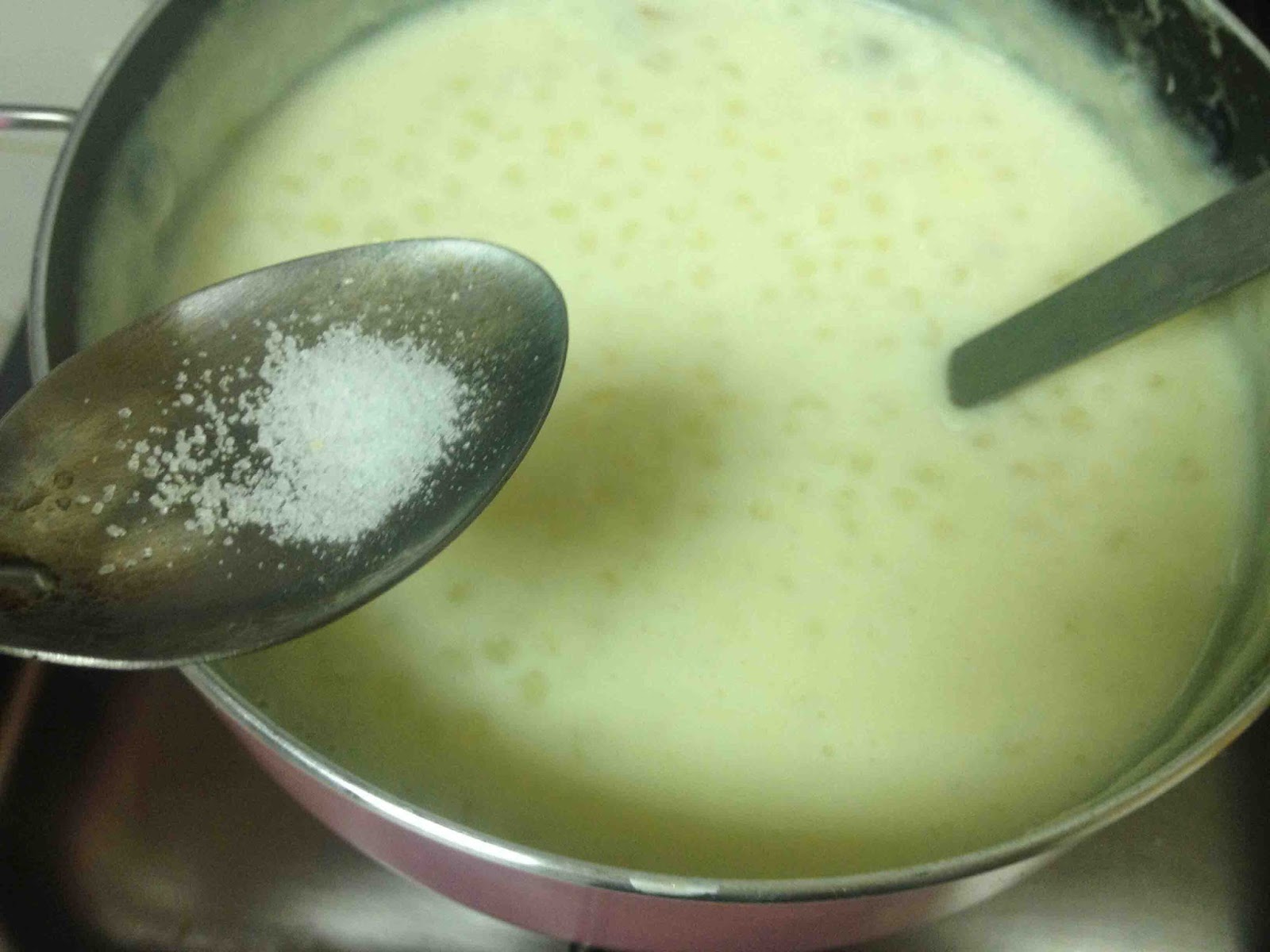 SAGO PEARLS RECIPE - SAGO MILK KHEER / SABUDANA PAYASAM