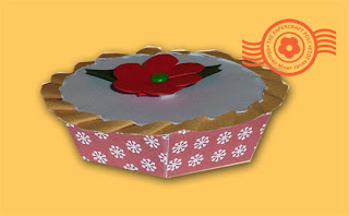 The Papercraft Post: Bakewell Tart Gift Boxes