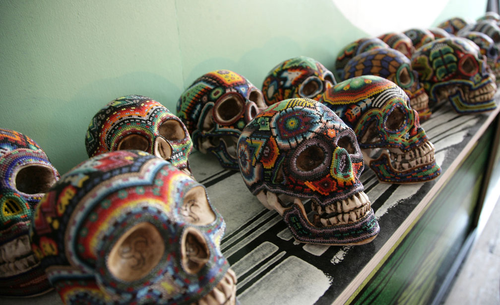 Moon to Moon: Our Exquisite Corpse, Mexican Beaded Skulls
