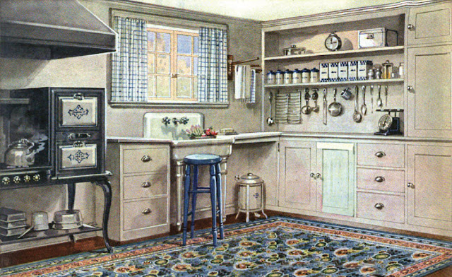Strangers & Pilgrims on Earth: Vintage 1920s Kitchens ~ Spring/Fall ...
