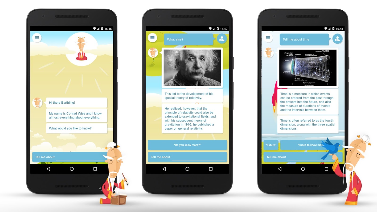 Conrad Wise - The all-knowing Bots app - Youth Apps