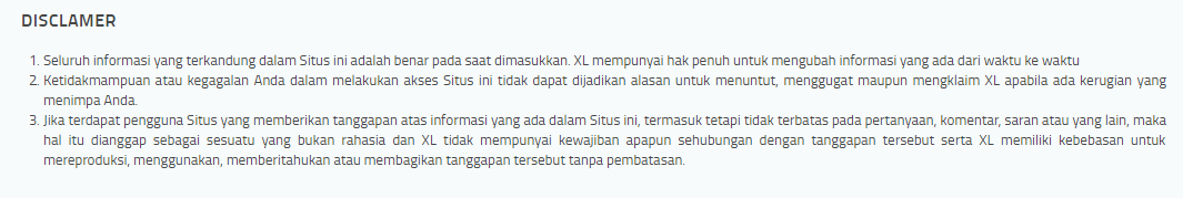 Pengertian dan Fungsi Disclaimer | Kerah Putih