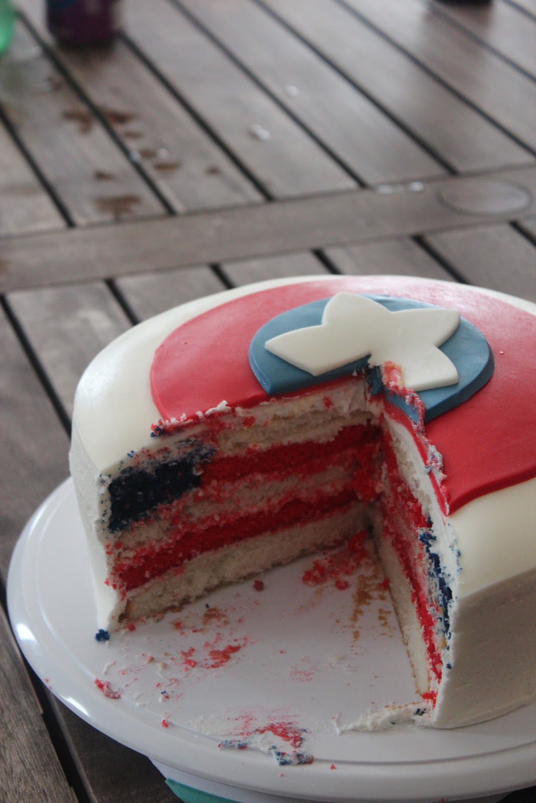 Icing on My Cake: Captain America Cake