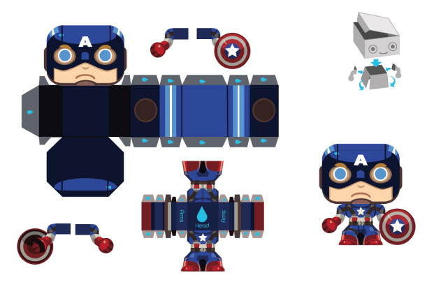 PAPERCRAFT MARVEL