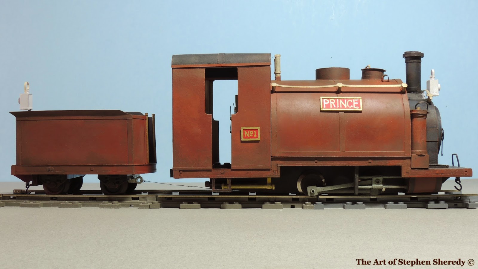 SodorModelRailroading: Modeling the Prince: Part 3