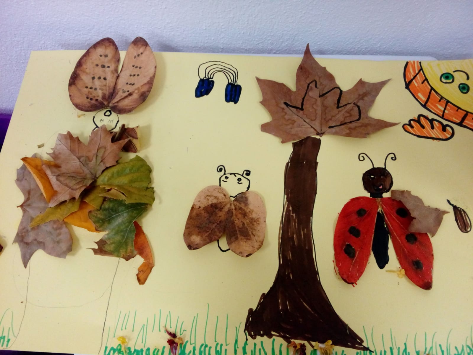 ARTE EN EL PATRIARCA: COLLAGES NATURALES EN 1º