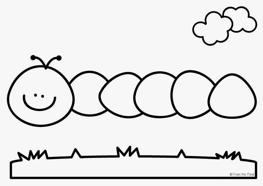 Caterpillar Number Game Freebie | From the Pond