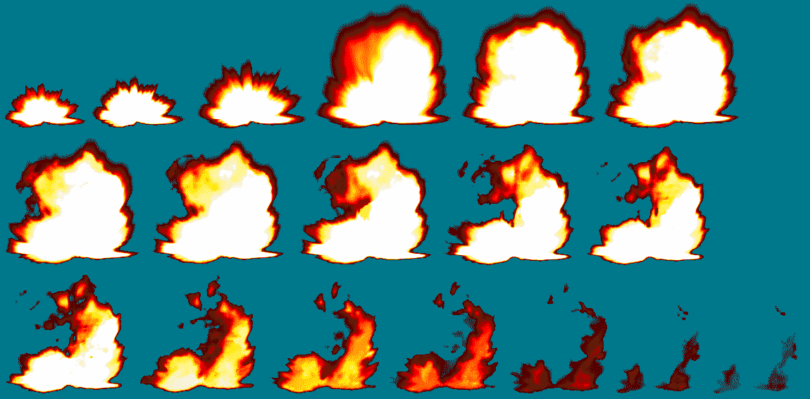 Sprite Fx: Sprites Explosions