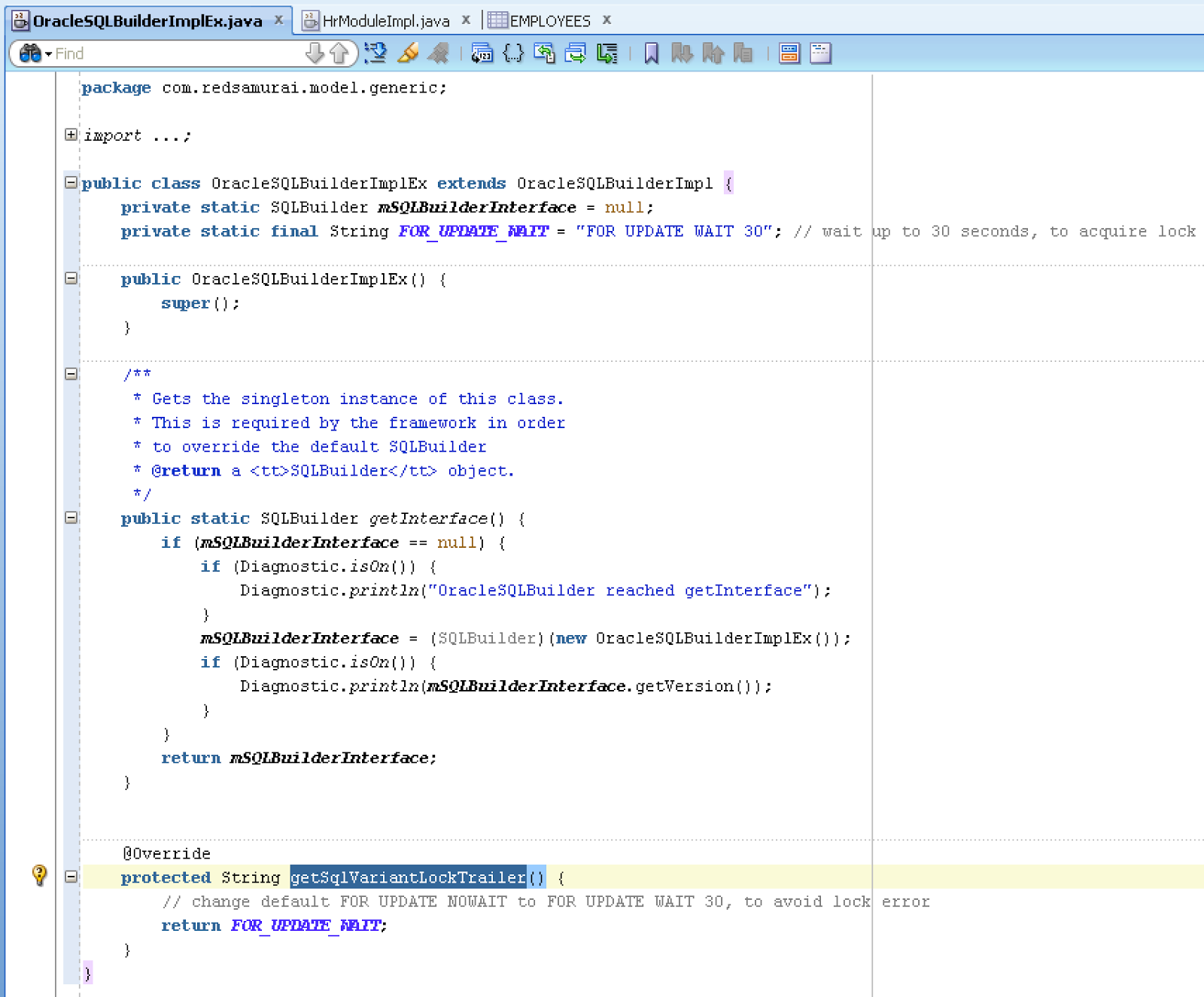 Andrej Baranovskij Blog: Change ADF BC Data Update Locking with FOR ...