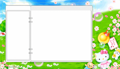 Background Power Point Hello Kitty