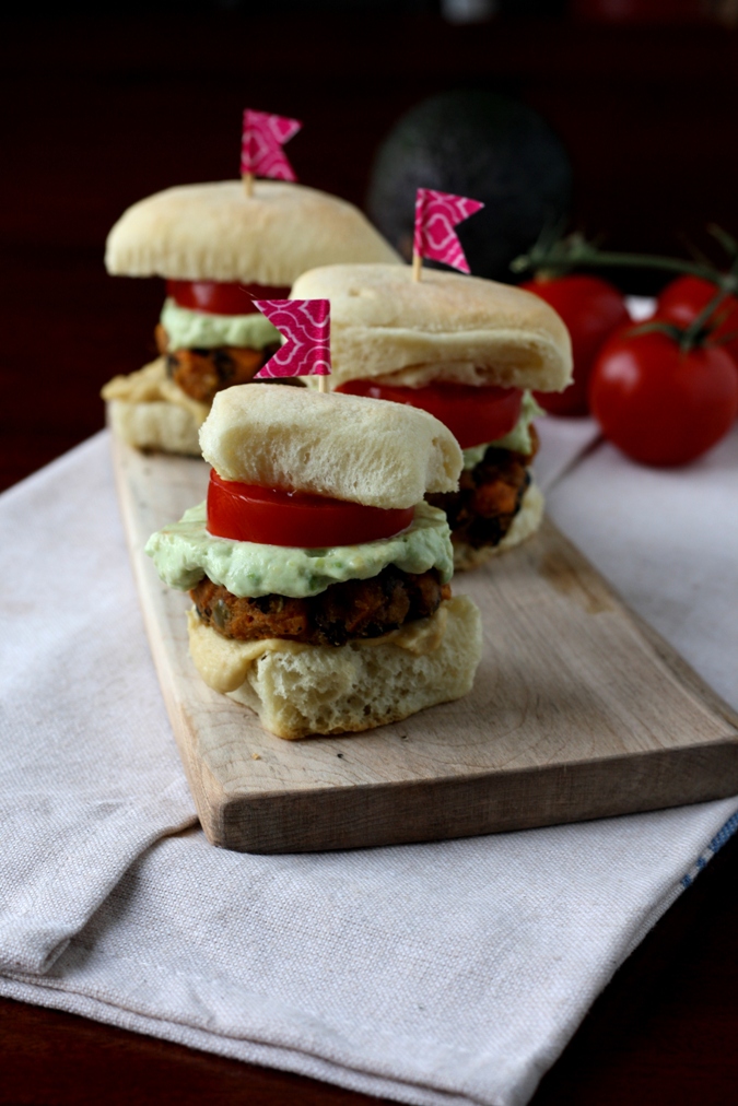 Mango & Tomato: Spicy Sweet Potato & Black Bean Sliders With Sabra's ...