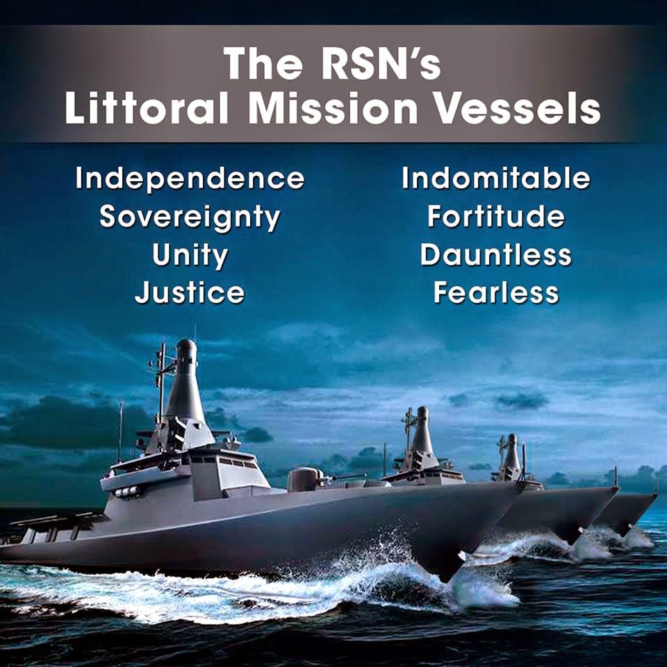 DEFENSE STUDIES: RSN Announces Names of the New Littoral Mission Vessels