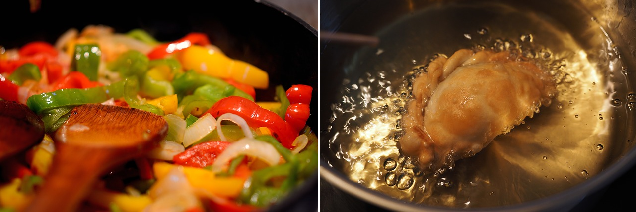 Natural & Bela: Refogar X Fritar: Qual a diferença?