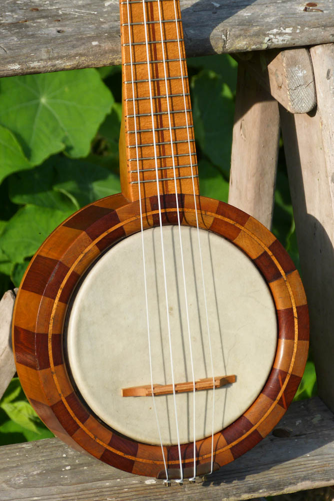 1920s Oscar Schmidt Block-Rim Banjo Ukulele