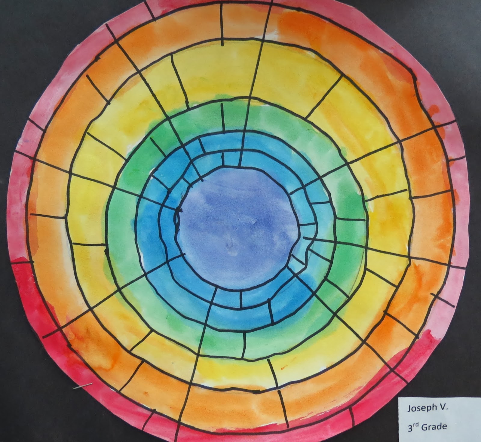 Art Room Blog: 3rd Grade Color Wheels...