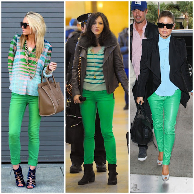 Pequena fashionista: Looks para se inspirar: verde