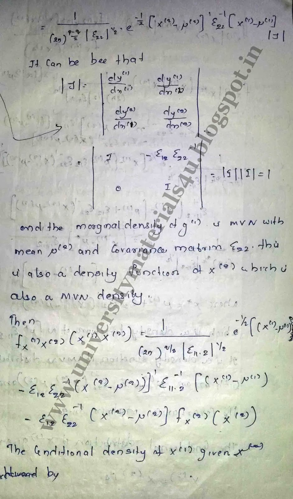 Conditional Distribution from Multivariate Normal Distribution ...