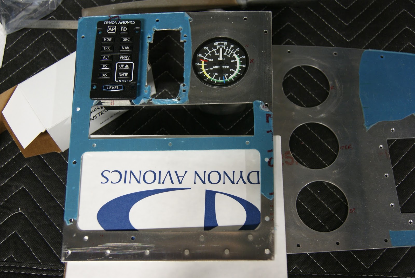 DOG Aviation John's RV-12 Blog: Instrument Panel Modifications Continue