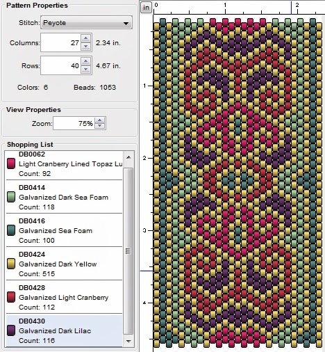 Imaginesque: Beading: Peyote Stitch Pattern 24