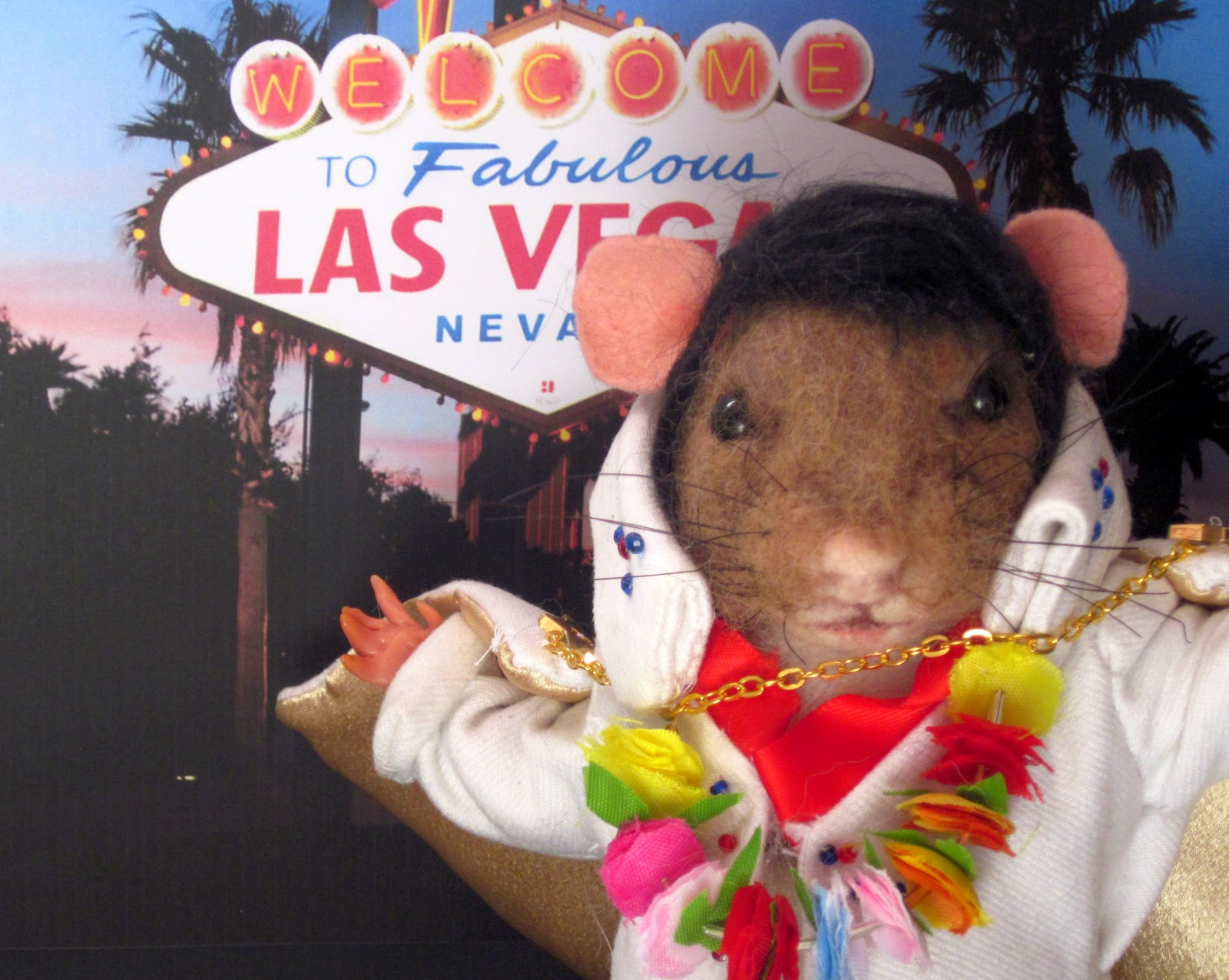 Needle Felted Art by Robin Joy Andreae: Meet Melvis, the Elvis ...