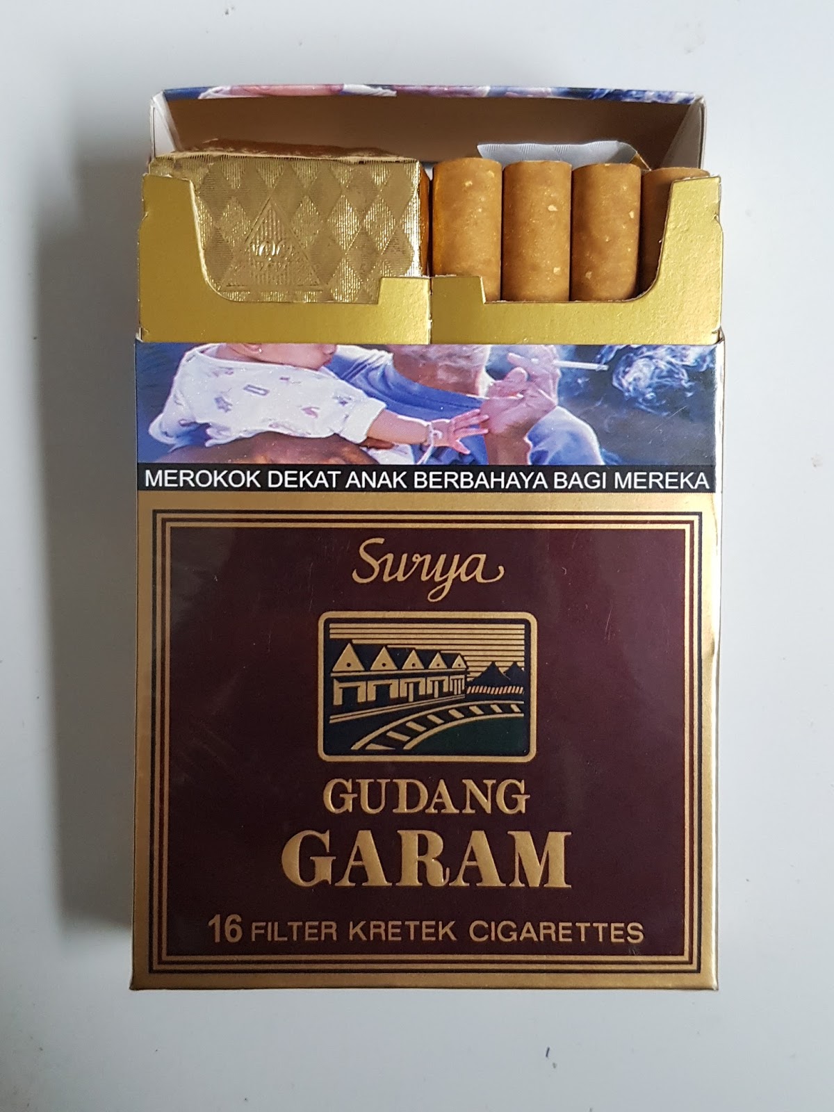 Gudang Garam Surya 16, SKM Full Flavor Ukuran Long Size Flagship dari ...