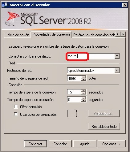 Tecnología e Informática: Error al ingresar a SQL Server (Microsoft SQL Server, Error: 4064)