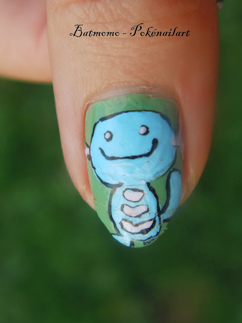Pokénailart: Pokémon Nail art - Axoloto / Wooper