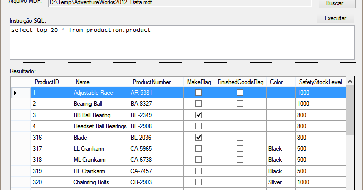 Conectando aplicações Desktop com Microsoft SQL Server LocalDB