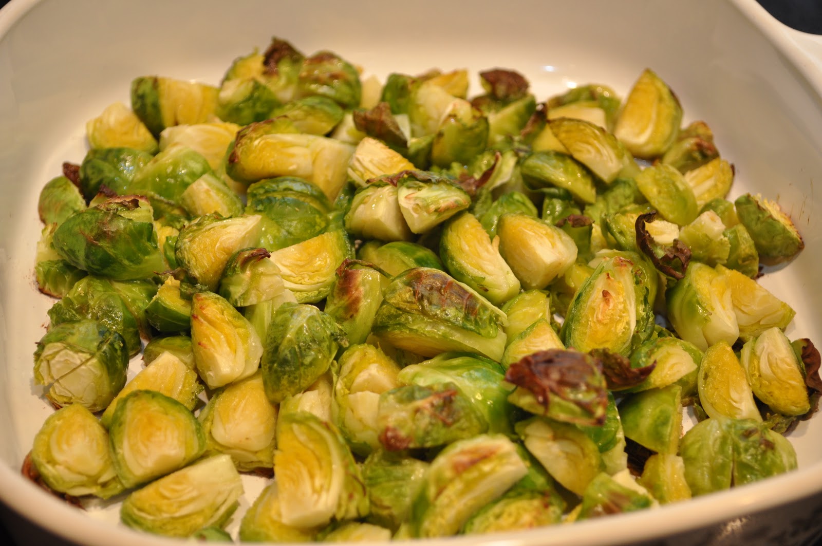 Kate's Kitchen: Roasted Brussels Sprouts with Cabbage and Pine Nuts