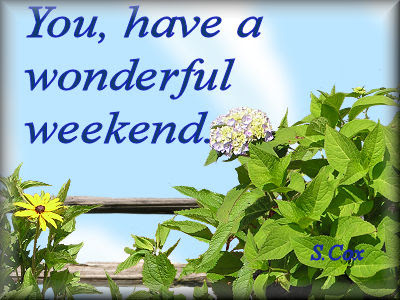 Sandra's Place: The Weekend Starts Now