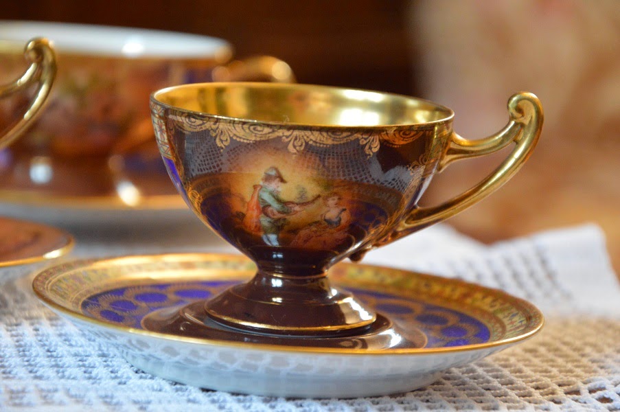 Lawendowy zagajnik- troszkę o.....: PORCELANA KARLSBAD (FRIEDRICH SIMON)