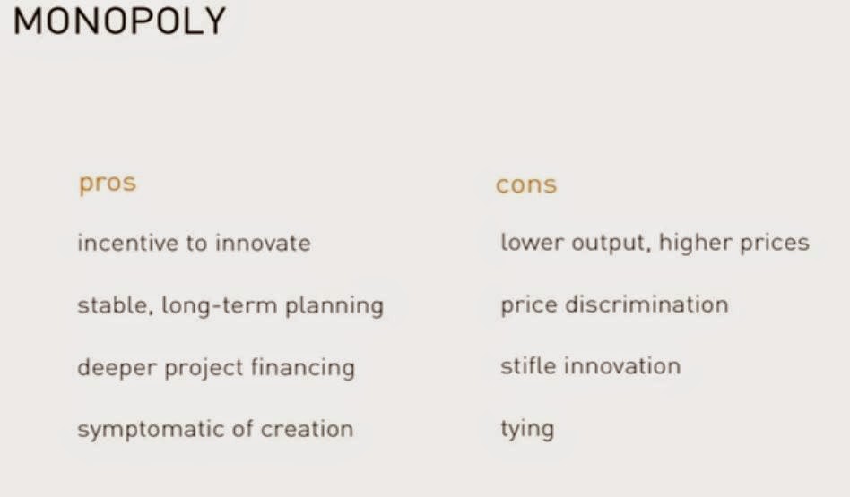 Good monopoly and bad monopoly