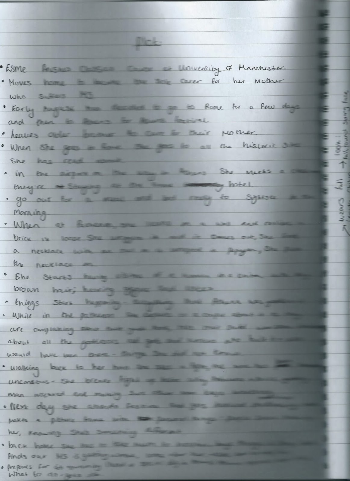 Script Writing: Research Folder: Collecting Ideas