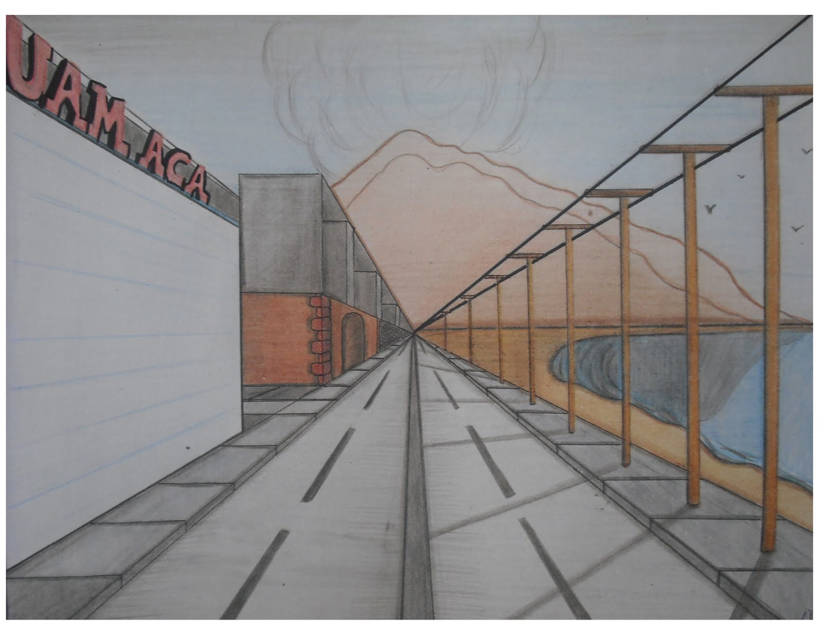 silvia barzola arte: perspectiva frontal 2° es