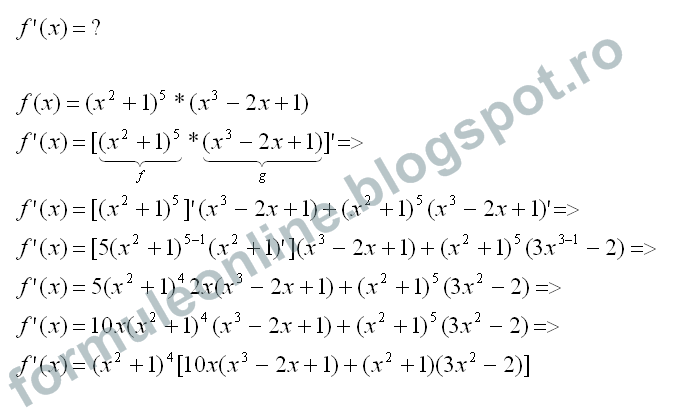 Functii derivabile exercitiu rezolvat 29 - formuleonline