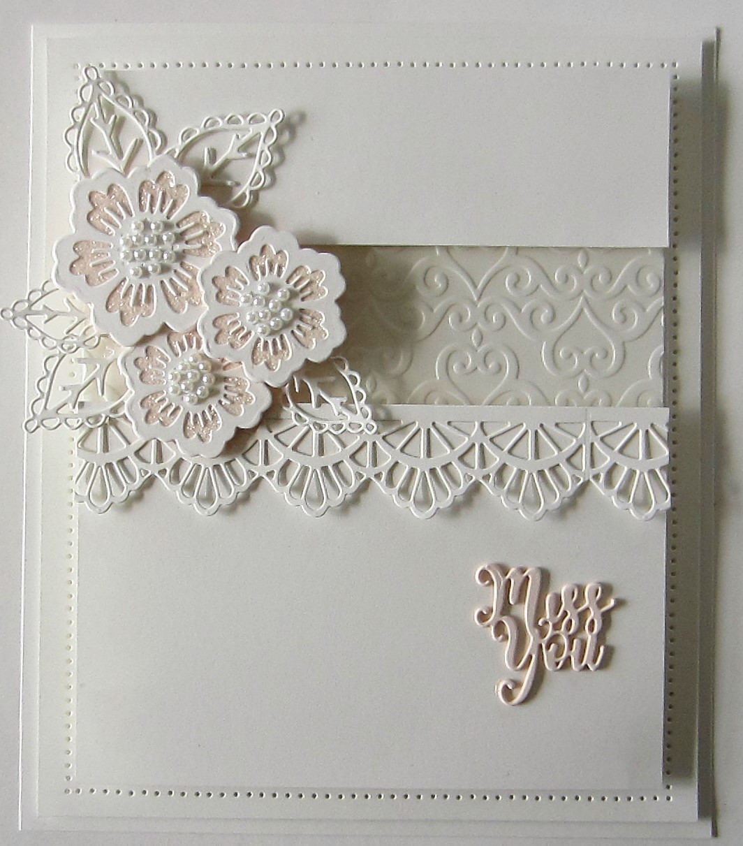 PartiCraft (Participate In Craft): Simple Miss You Card