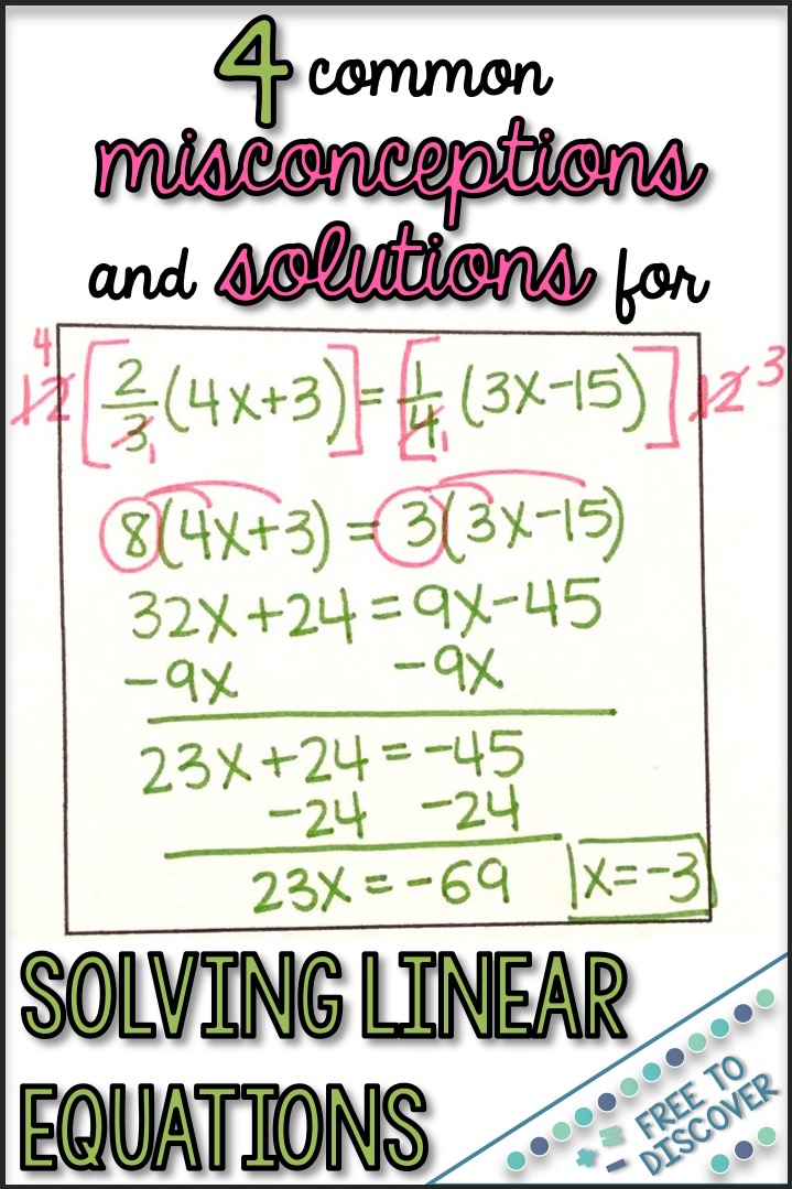 Constructing And Solving Linear Equations Worksheet - Tessshebaylo